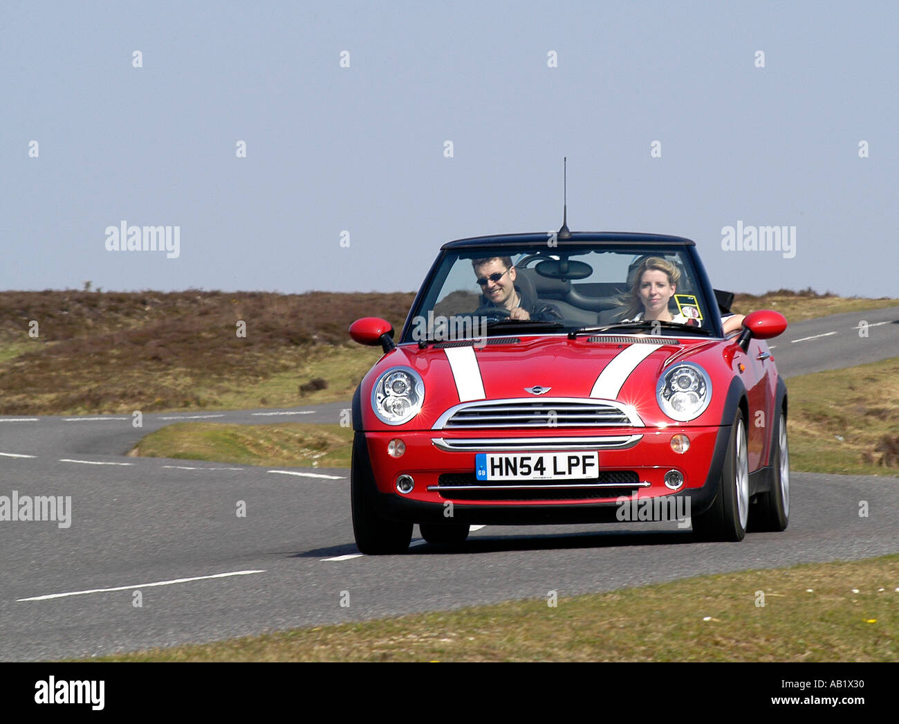 Red convertible driving hi-res stock photography and images - Alamy