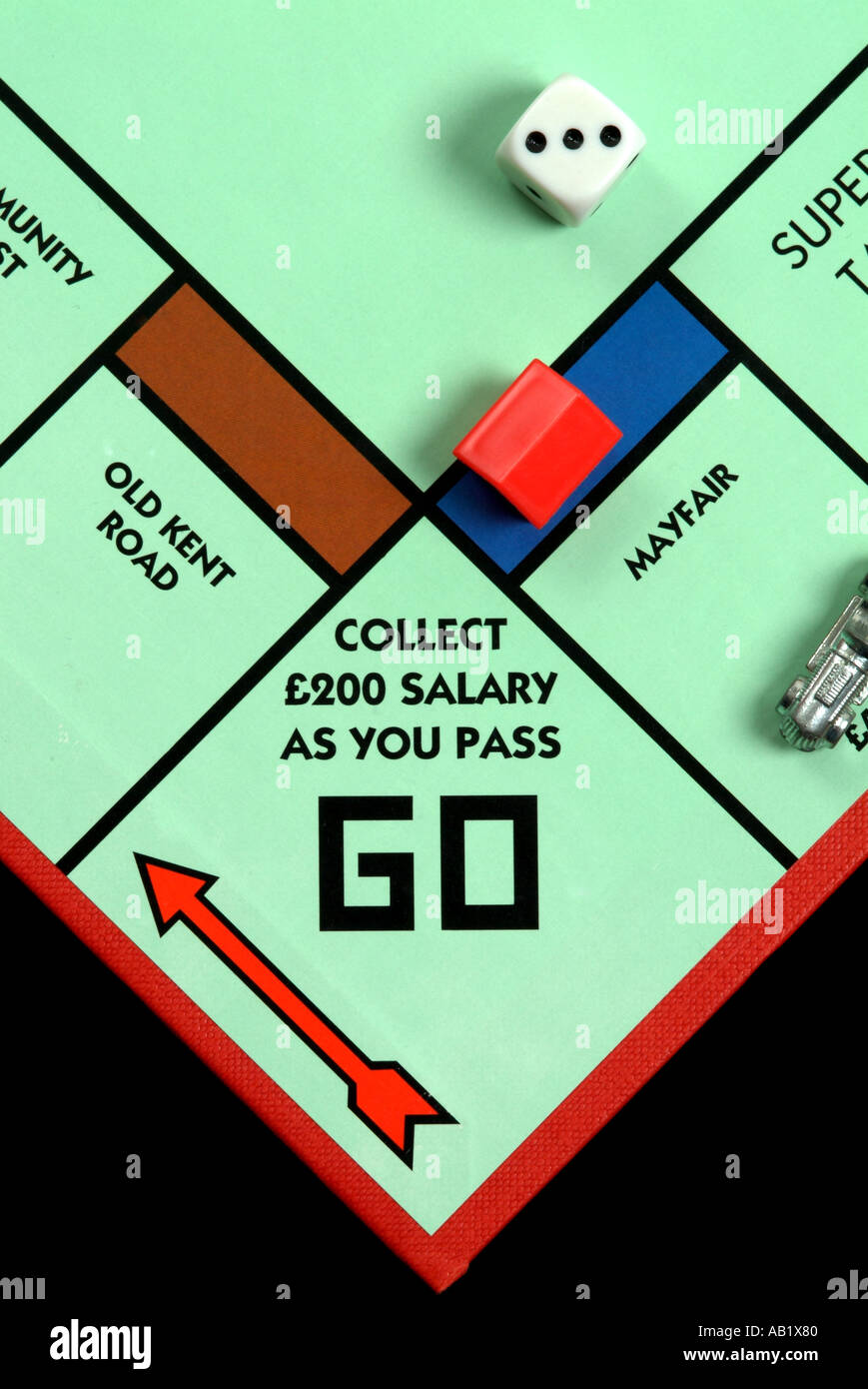 Monopoly uk edition hi-res stock photography and images - Alamy