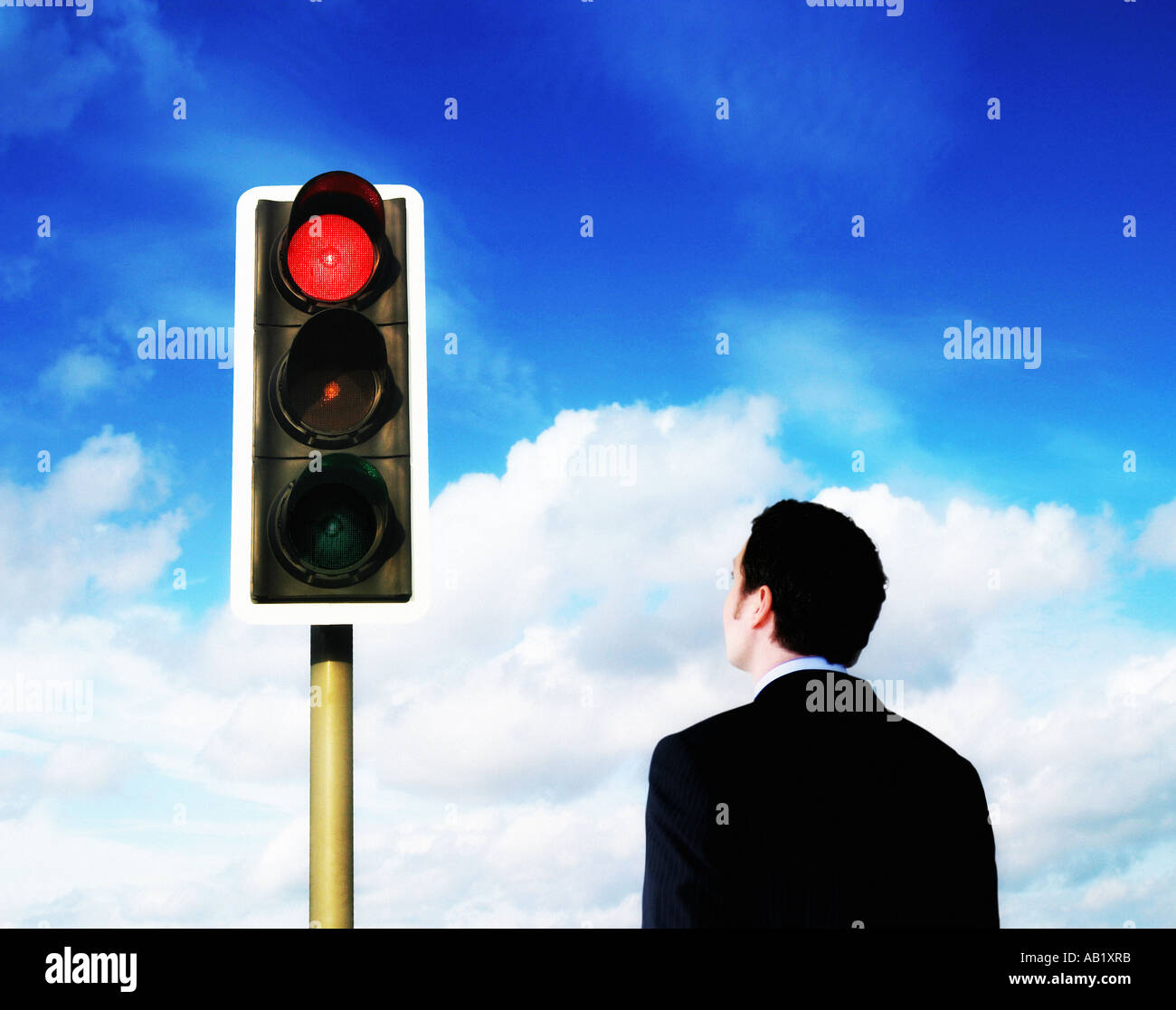 Waiting for traffic lights to change hi-res stock photography and ...