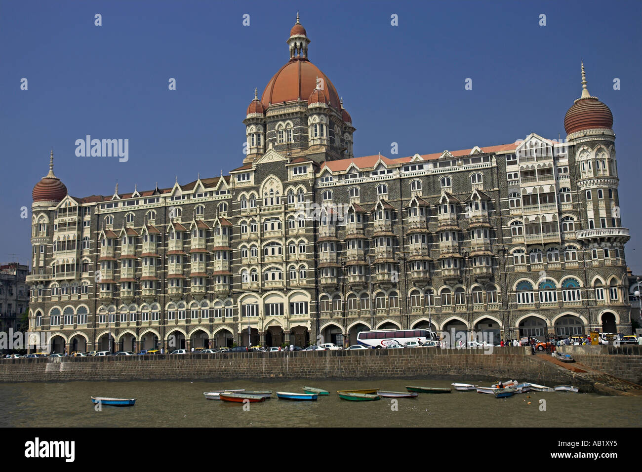 Taj Mahal Palace and Tower or Taj Mahal Hotel on waterfront Colaba ...