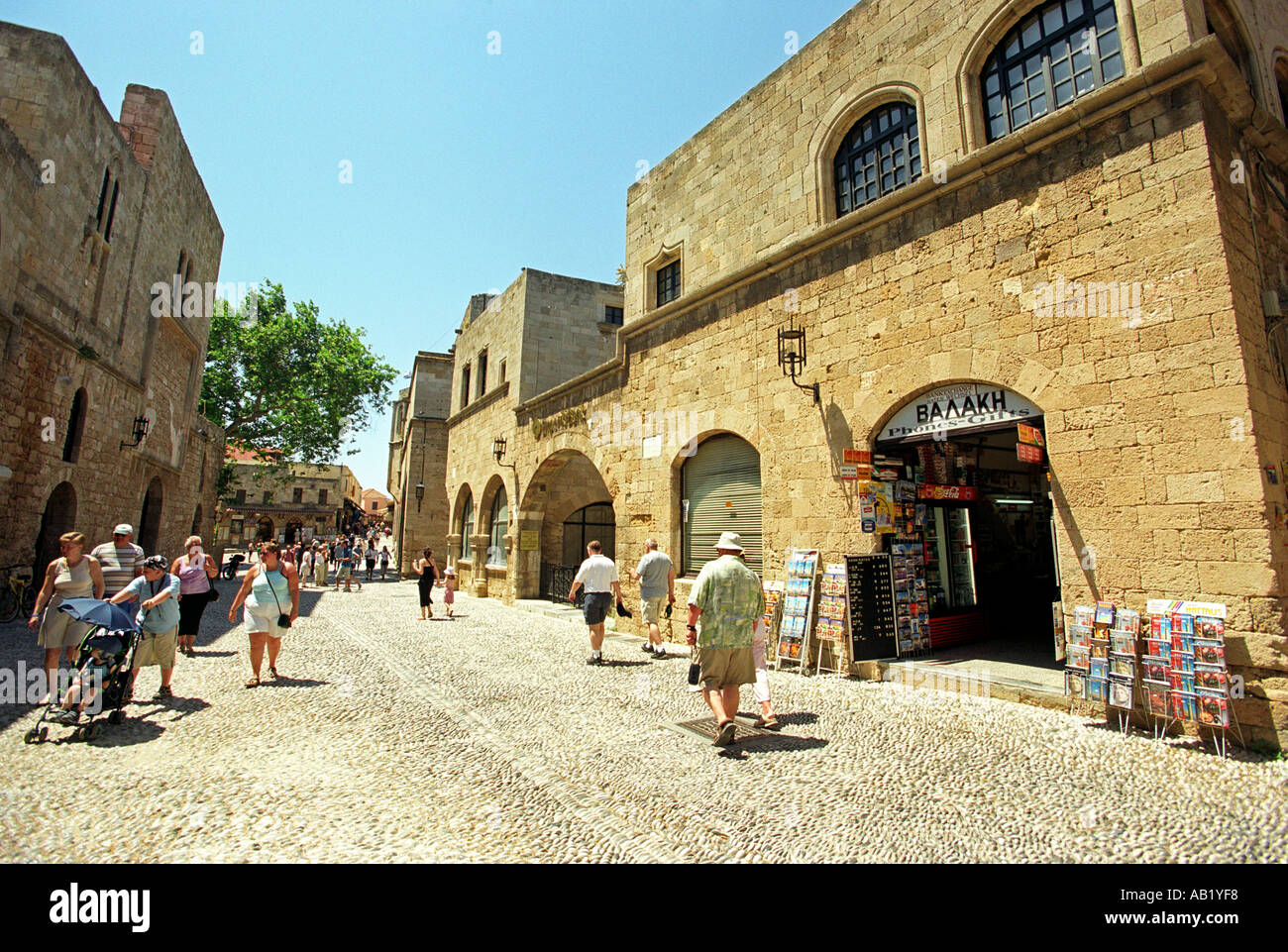 Old Town of Rhodes Stock Photo - Alamy