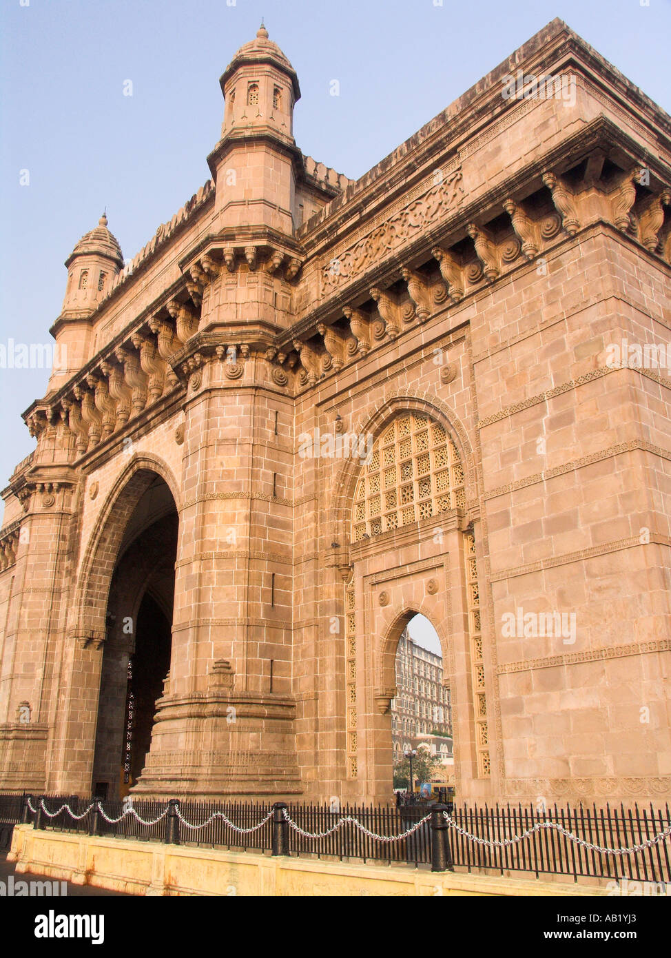 Gateway of India memorial arch dockside waterfront Colaba Mumbai India ...