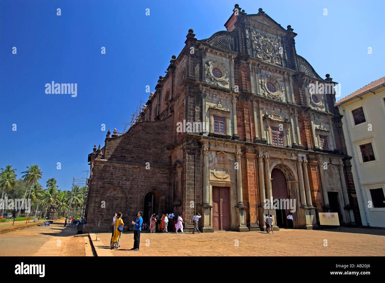 Portuguese colonial Basilica of Bom Jesus Old Goa Stock Photo - Alamy