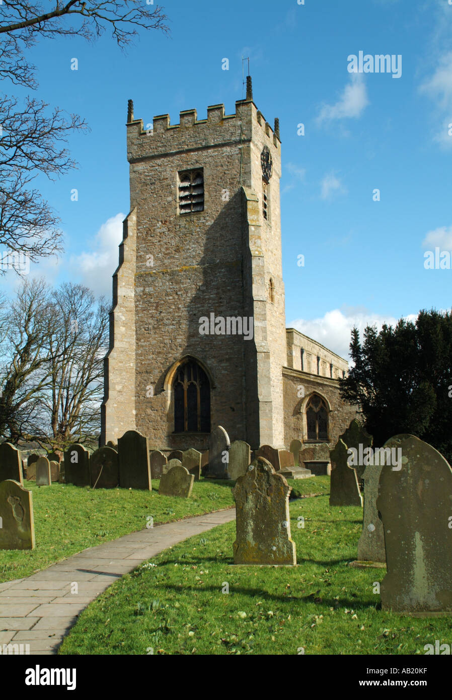 St alkelda church middleham hi-res stock photography and images - Alamy