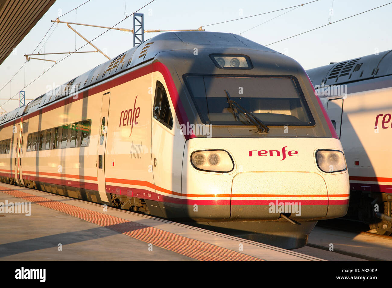 Renfe AVE Trains at Toledo Railway Station, Spain Stock Photo - Alamy