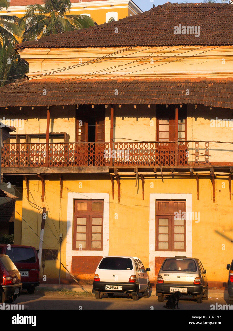 Typical goan house goa india hi-res stock photography and images - Alamy