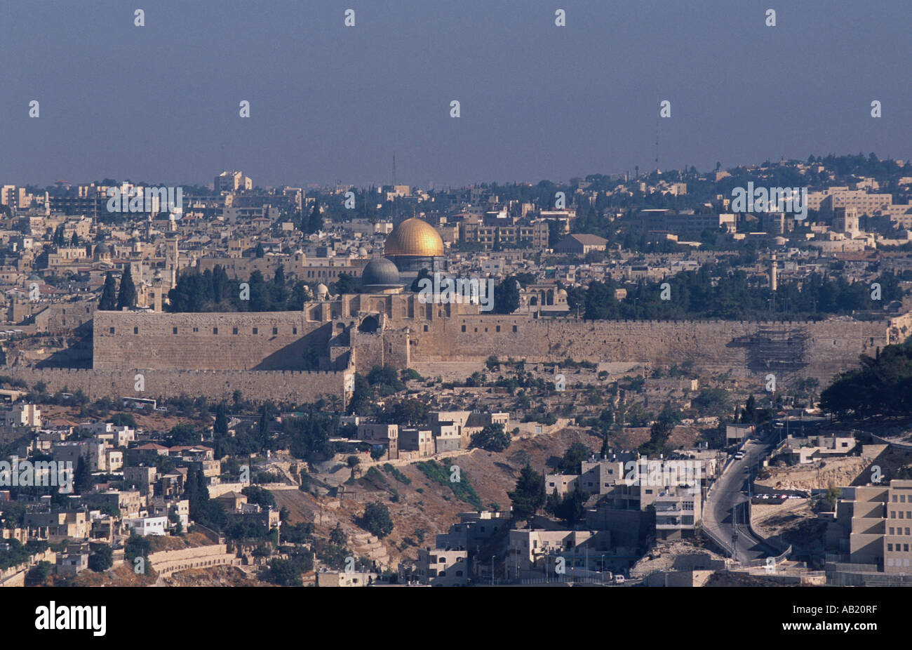 An aerial view of jerusalem hi-res stock photography and images - Alamy