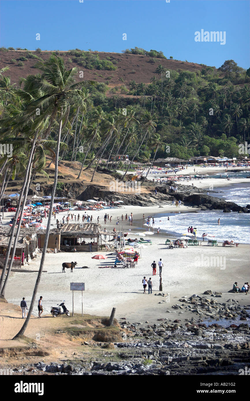 Goa, ozran beach hi-res stock photography and images - Alamy