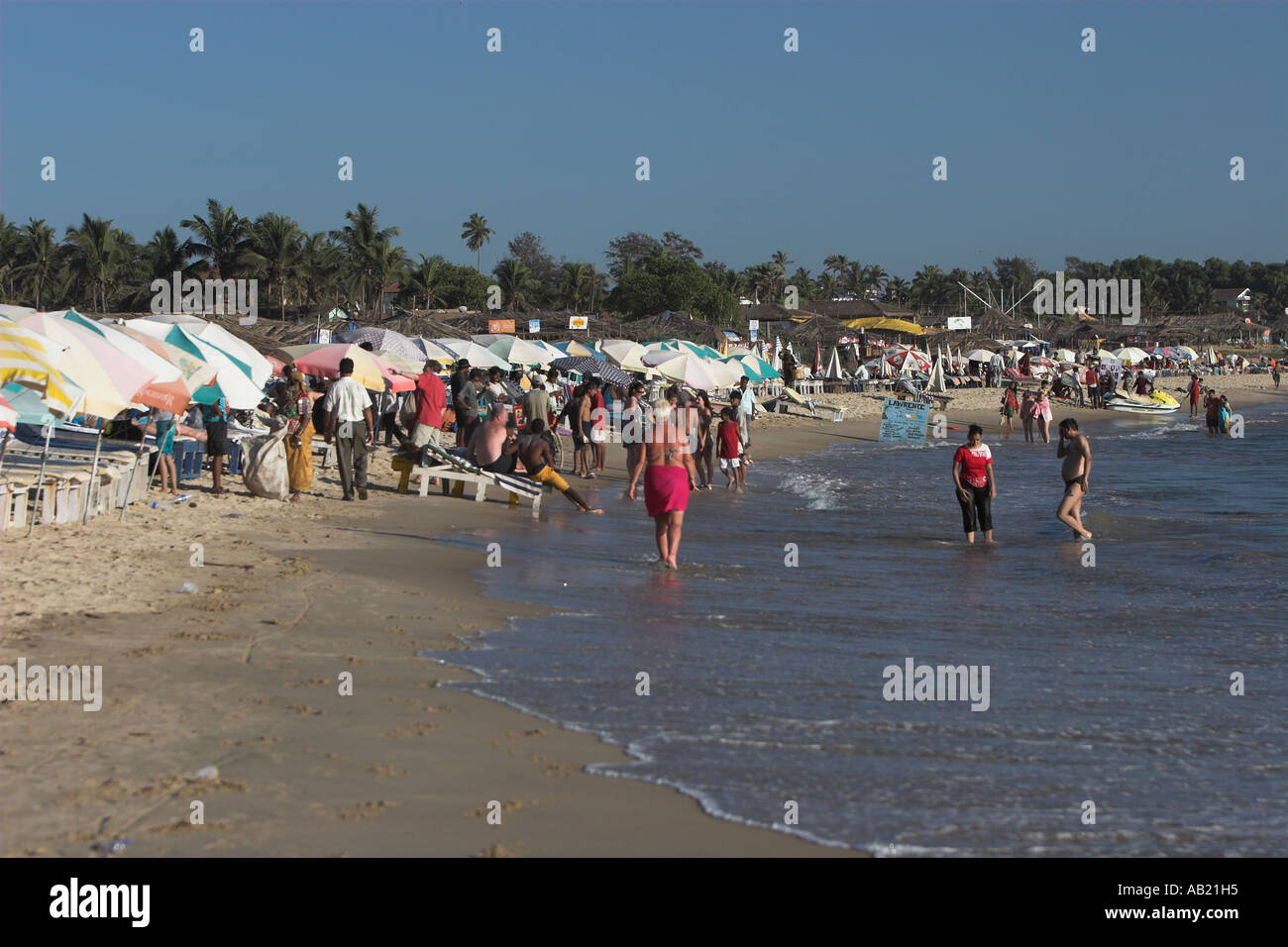 Baga Beach Goa India Stock Photo - Alamy