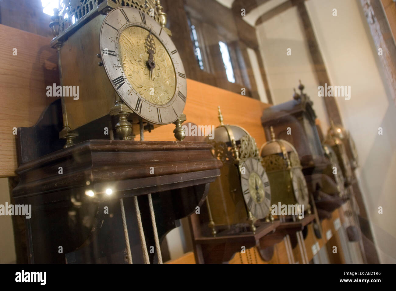 Timperleys Clock Museum, in 15th century timber framed house in ...