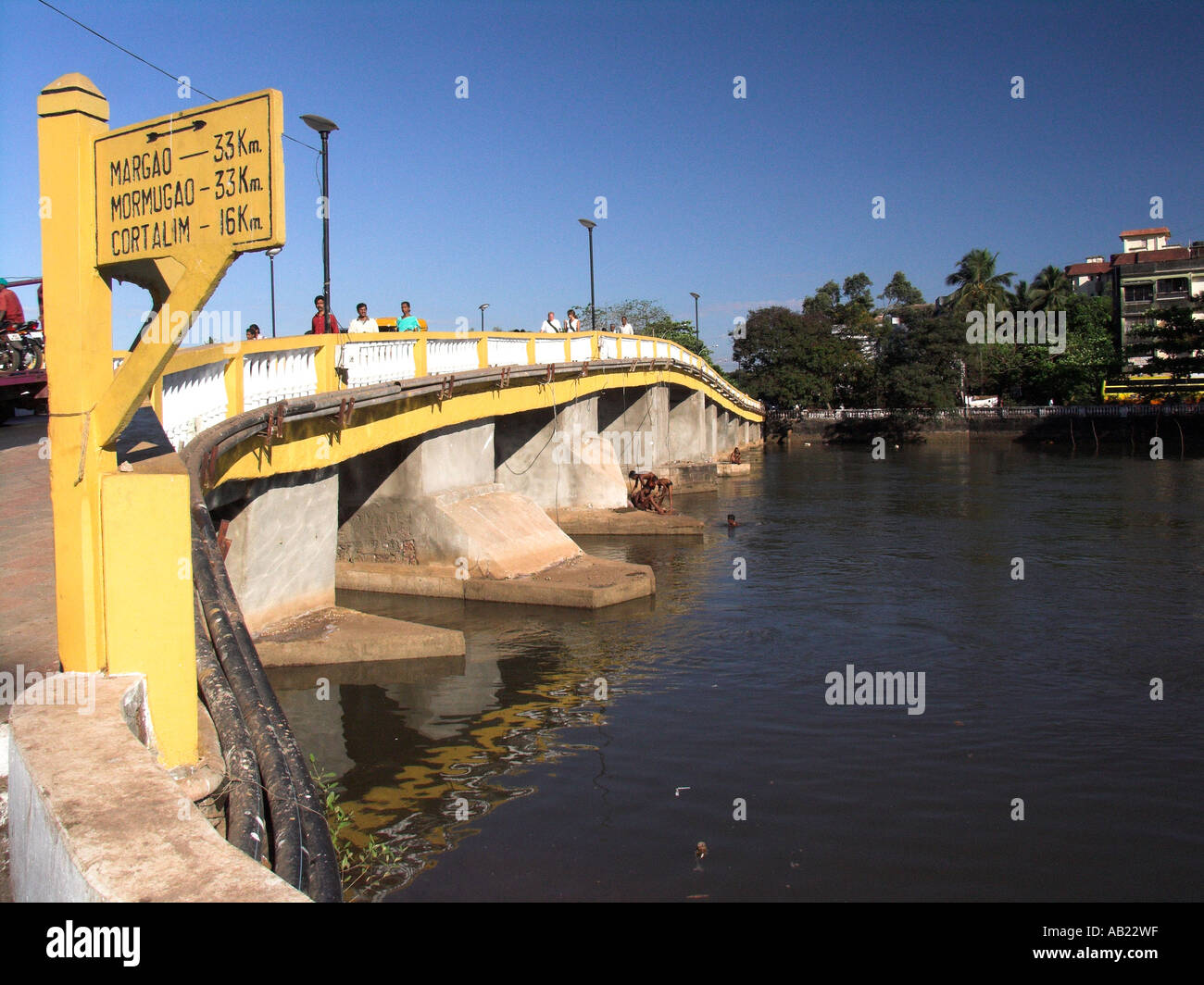 Old Pato Bridge over Ourem Creek Panjim Goa India Stock Photo - Alamy