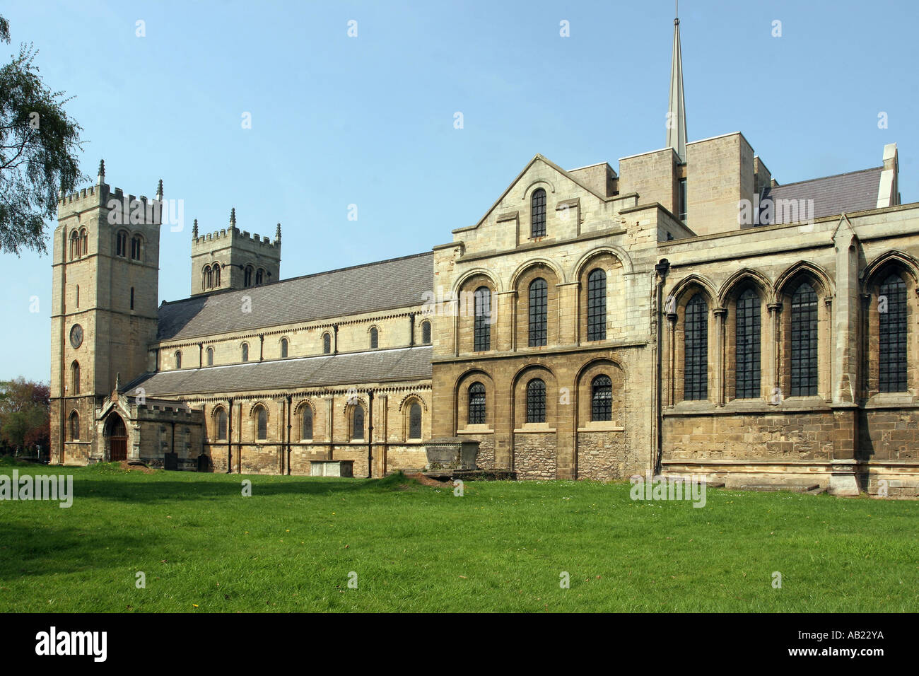 Worksop Priory, Nottinghamshire Stock Photo - Alamy
