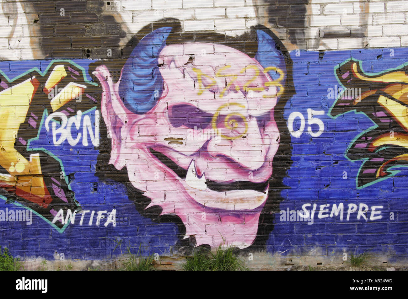 Devil Stencil Graffiti