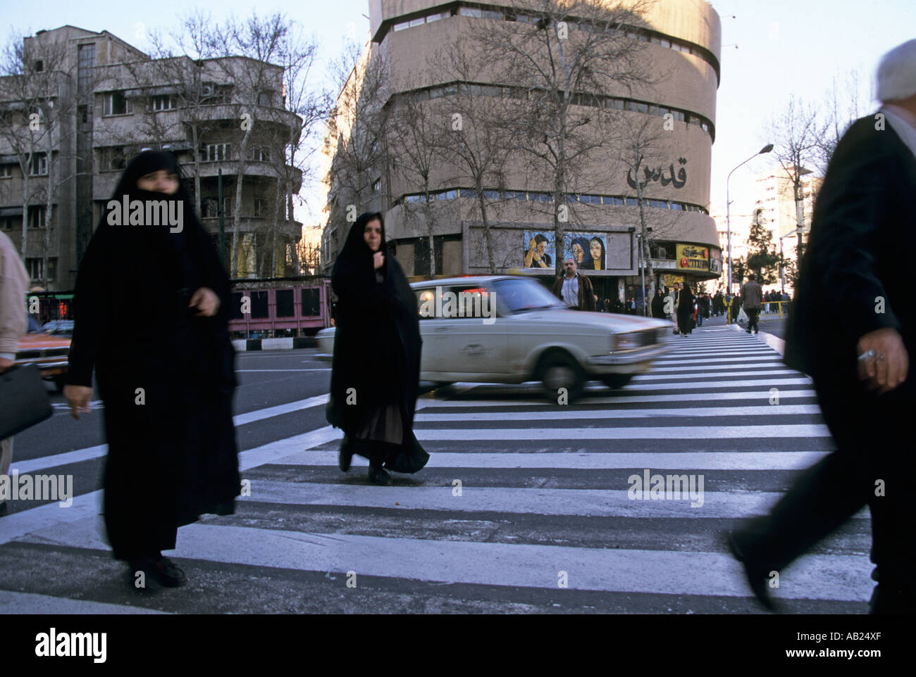 A street scene in Tehran Iran Stock Photo - Alamy