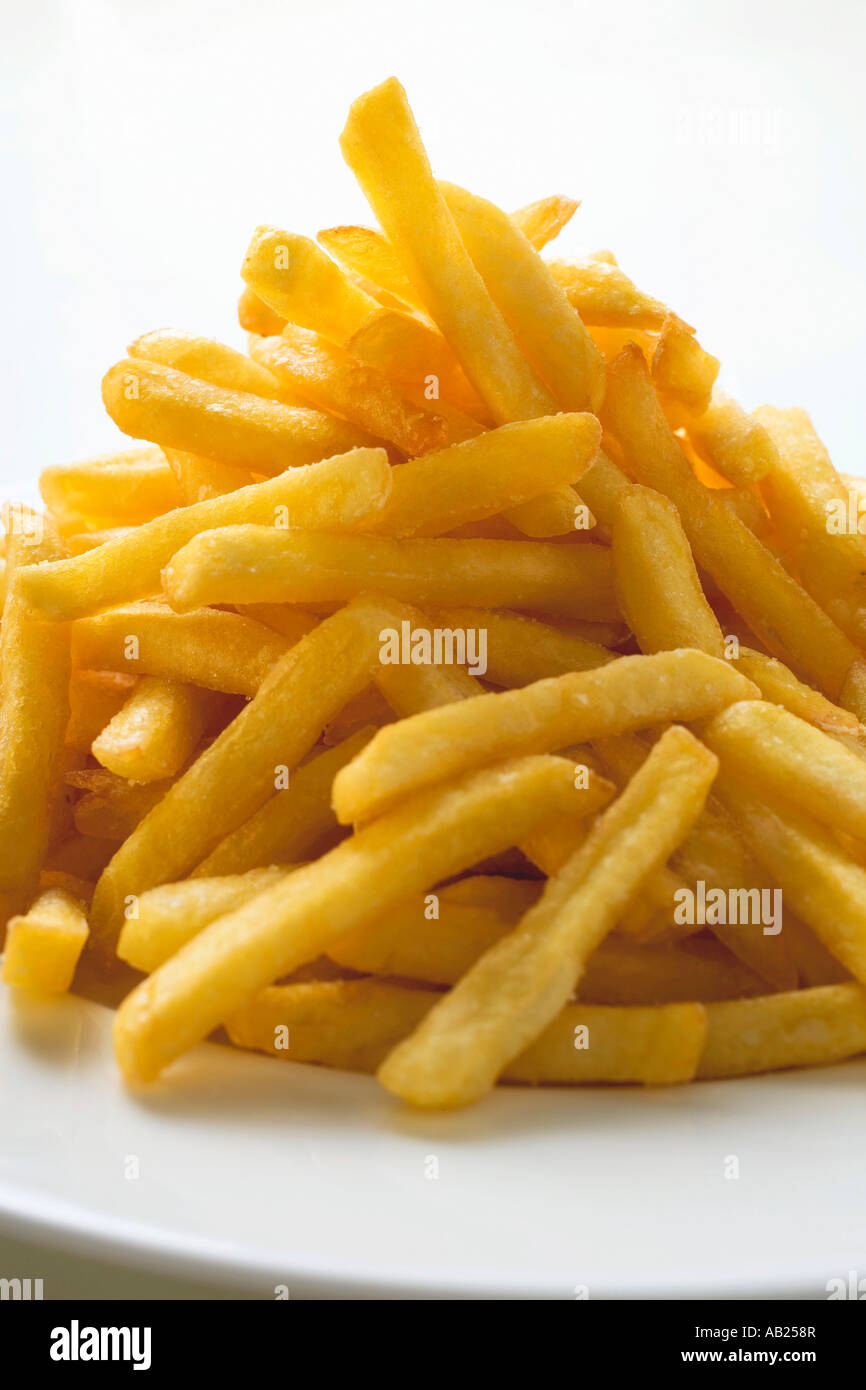 Chips on a plate FoodCollection Stock Photo - Alamy