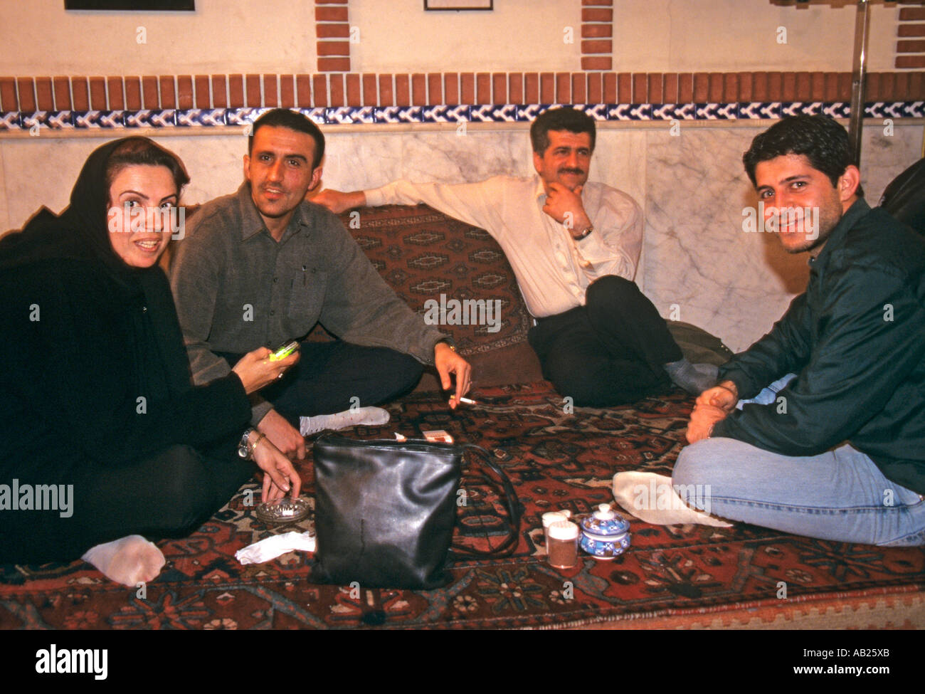 Iranian woman cell hi-res stock photography and images - Alamy