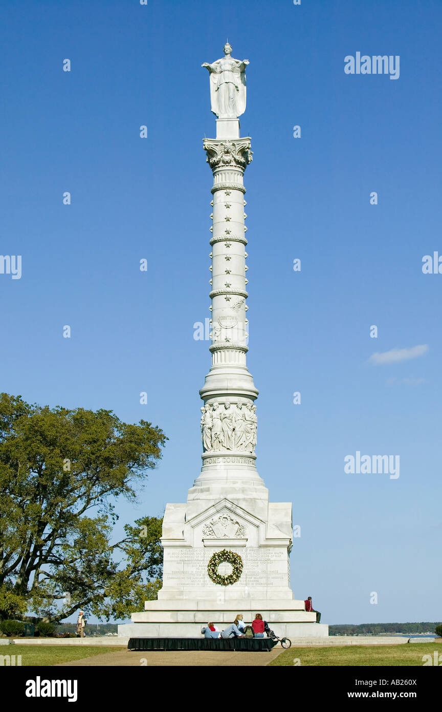 Yorktown Victory Monument in Colonial National Historical Park ...
