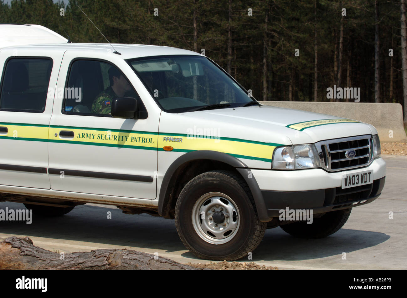 Army security patrol vehicle Stock Photo - Alamy