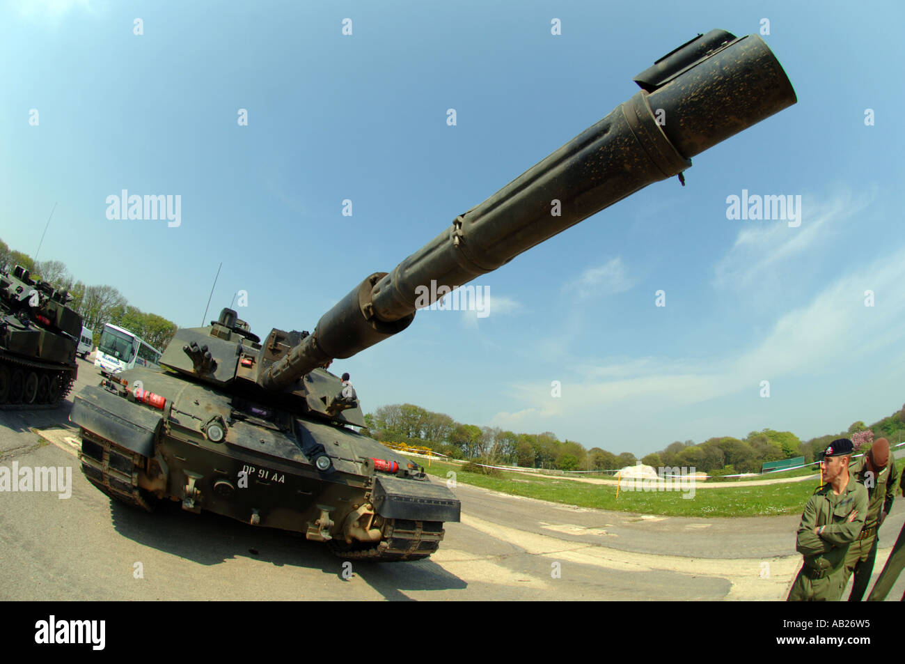 Challenger tank at "The Armour Centre" at Bovington in Dorset Britain ...