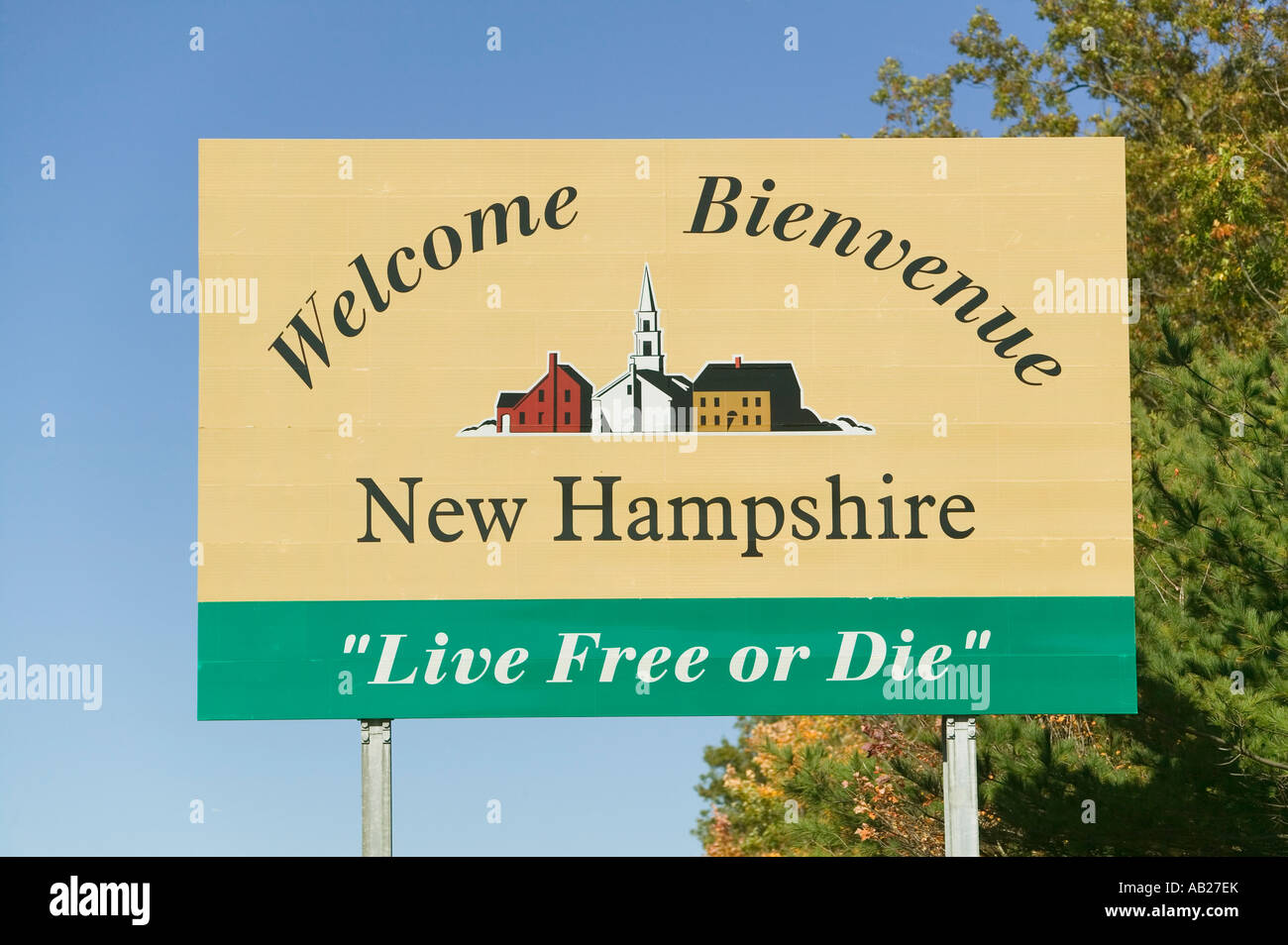 State boundary sign hi-res stock photography and images - Alamy