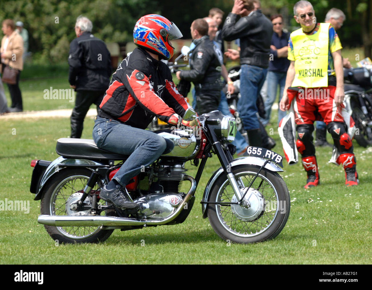 British vintage motocycle hi-res stock photography and images - Alamy