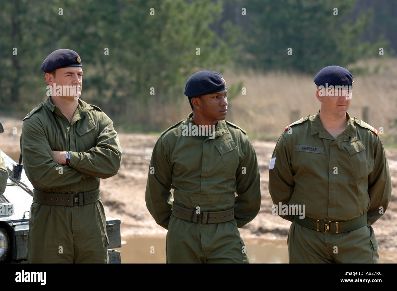 Soldiers during tank training at "The Armour Centre" at Bovington in ...