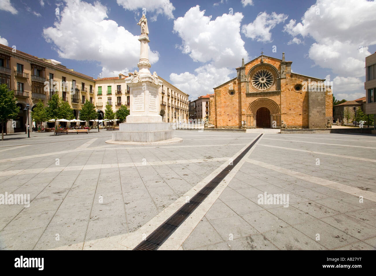 Plaza de Santa Teresa or Square of Santa Teresa in the old Castilian ...