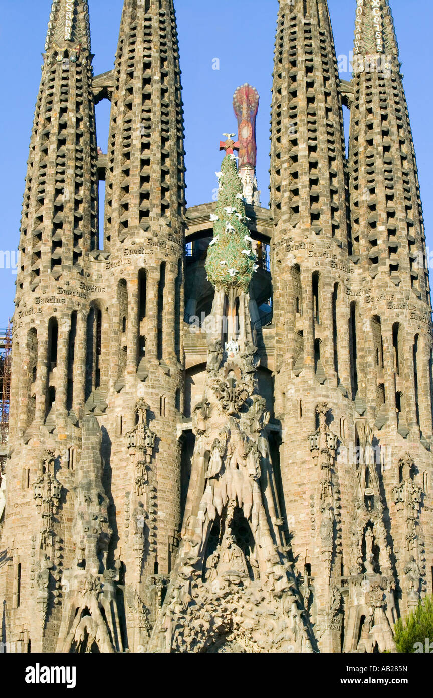 Antoni Gaudi s Sagrada Familia or the Temple Expiatori de la Sagrada ...