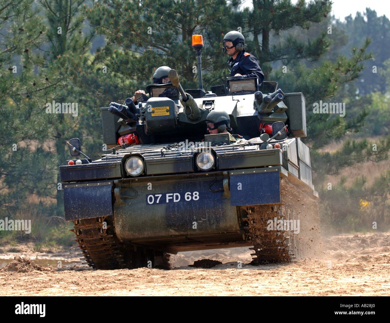 Scimitar tank during training at "The Armour Centre" at Bovington in ...