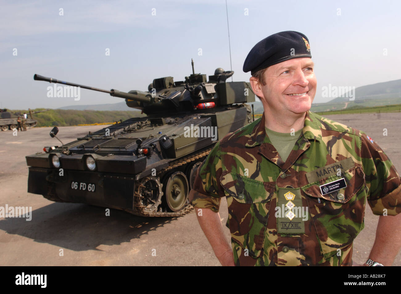 Prince Harry's commanding officer during his tank training at "The ...