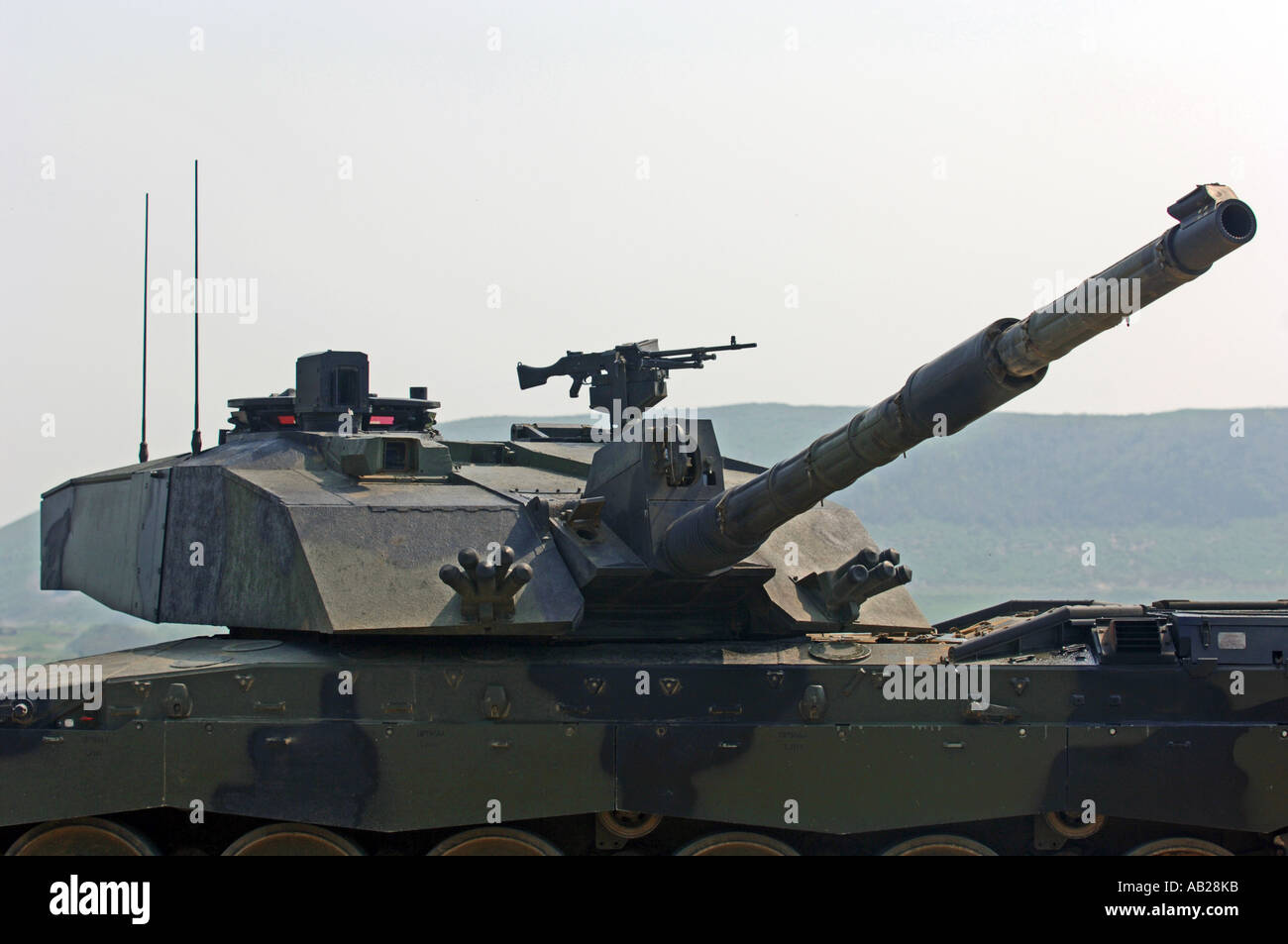 Challenger tank during Tank training at "The Armour Centre" at ...