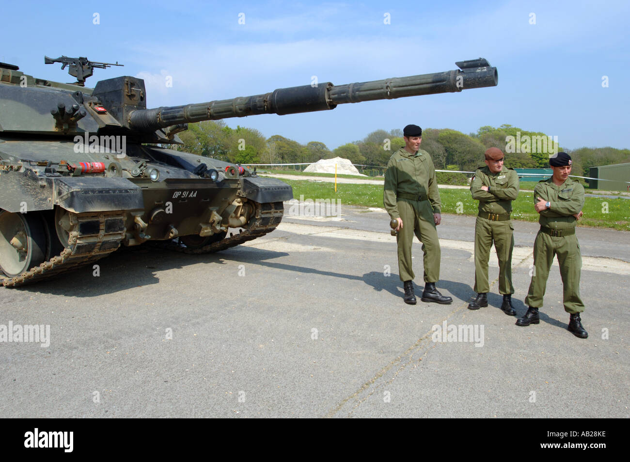 Tank training at "The Armour Centre" at Bovington in Dorset Britain UK ...
