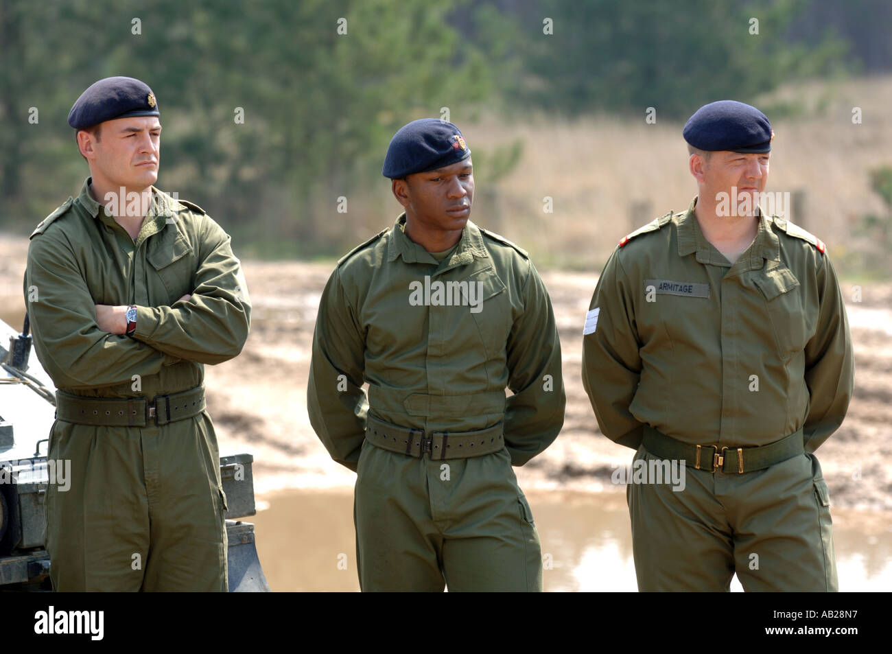 Soldiers during tank training at "The Armour Centre" at Bovington in ...