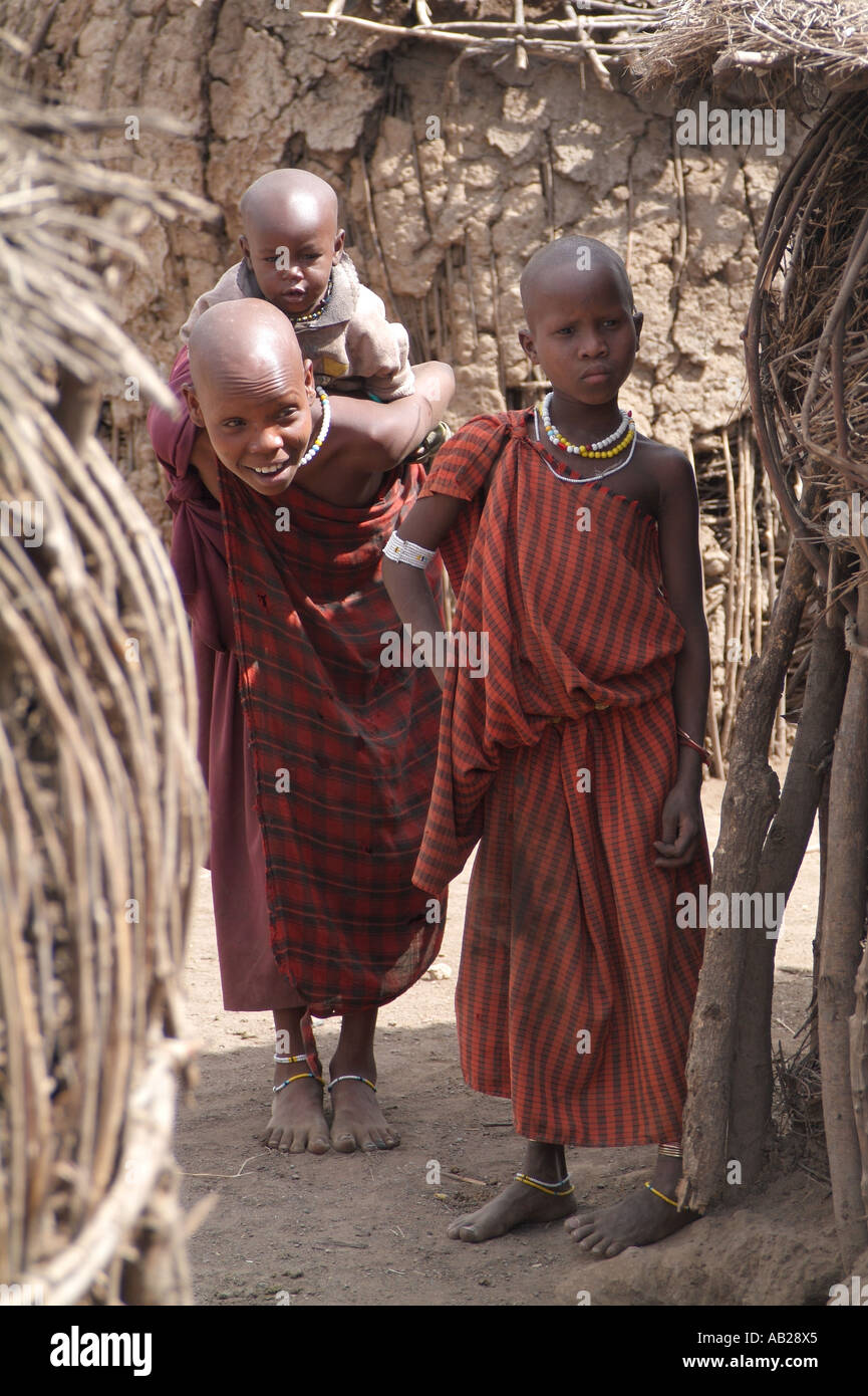 Masai Mara Children Stock Photo - Alamy