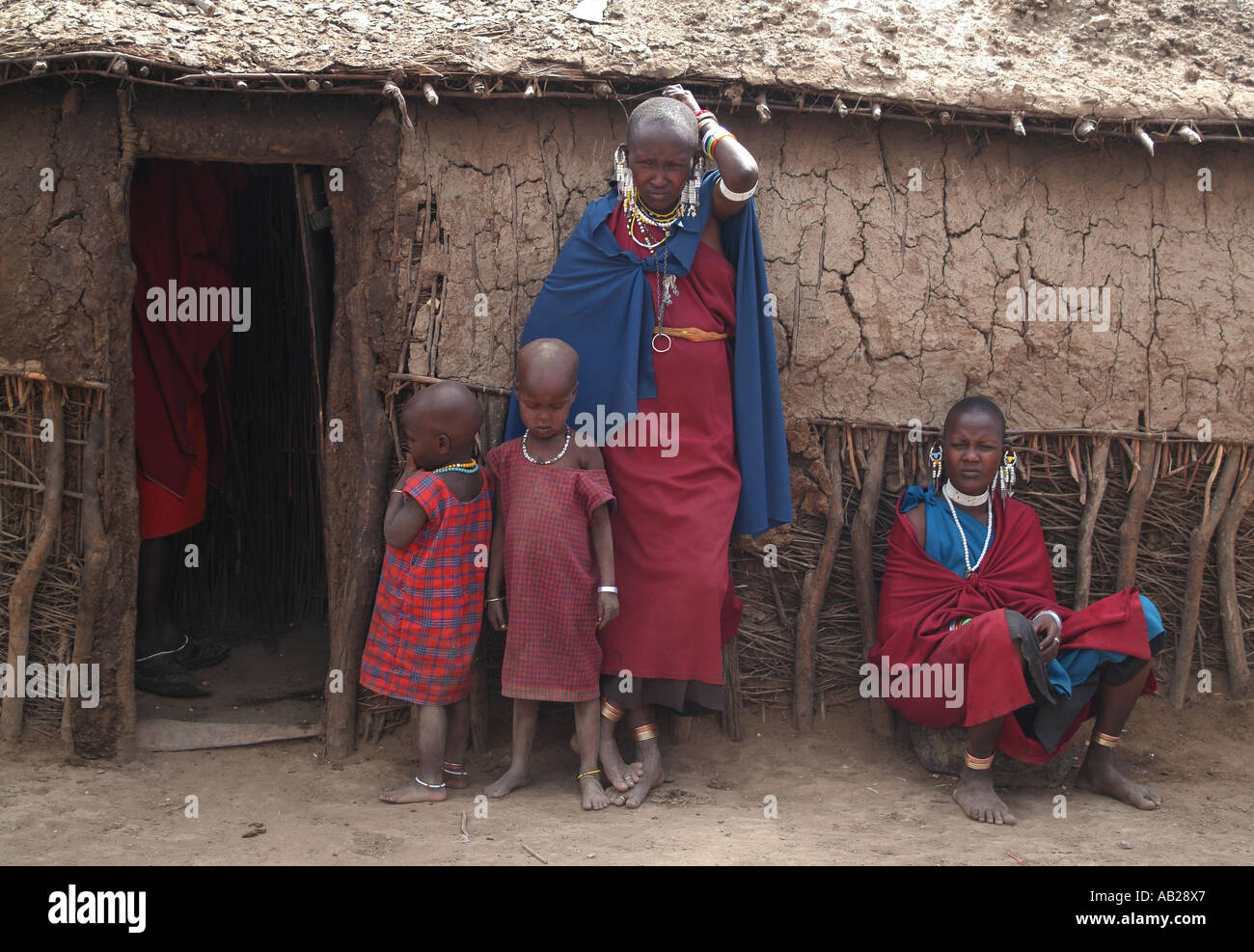 Masai Mara Tribe People Stock Photo - Alamy