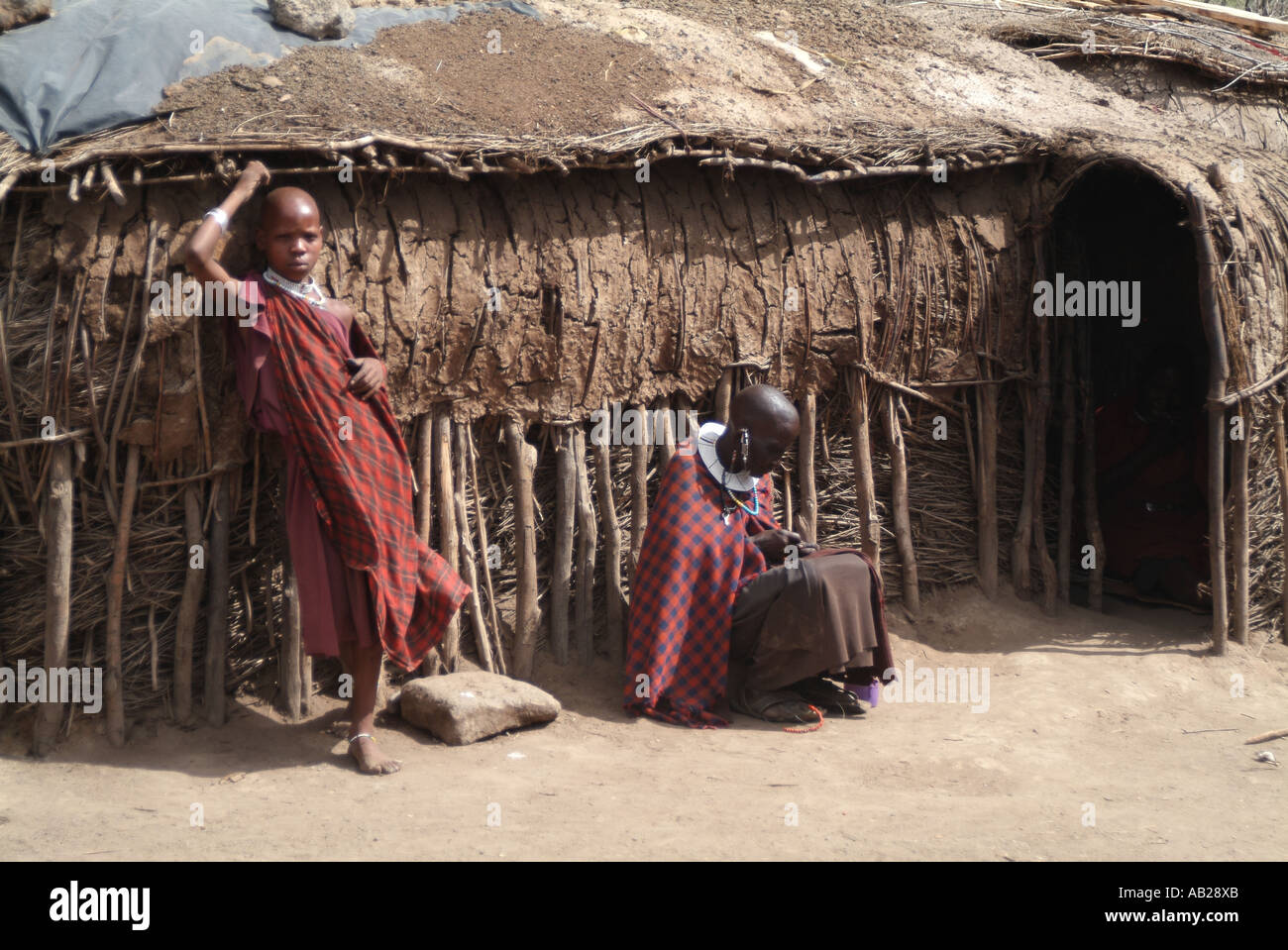 Masai Mara People Stock Photo - Alamy