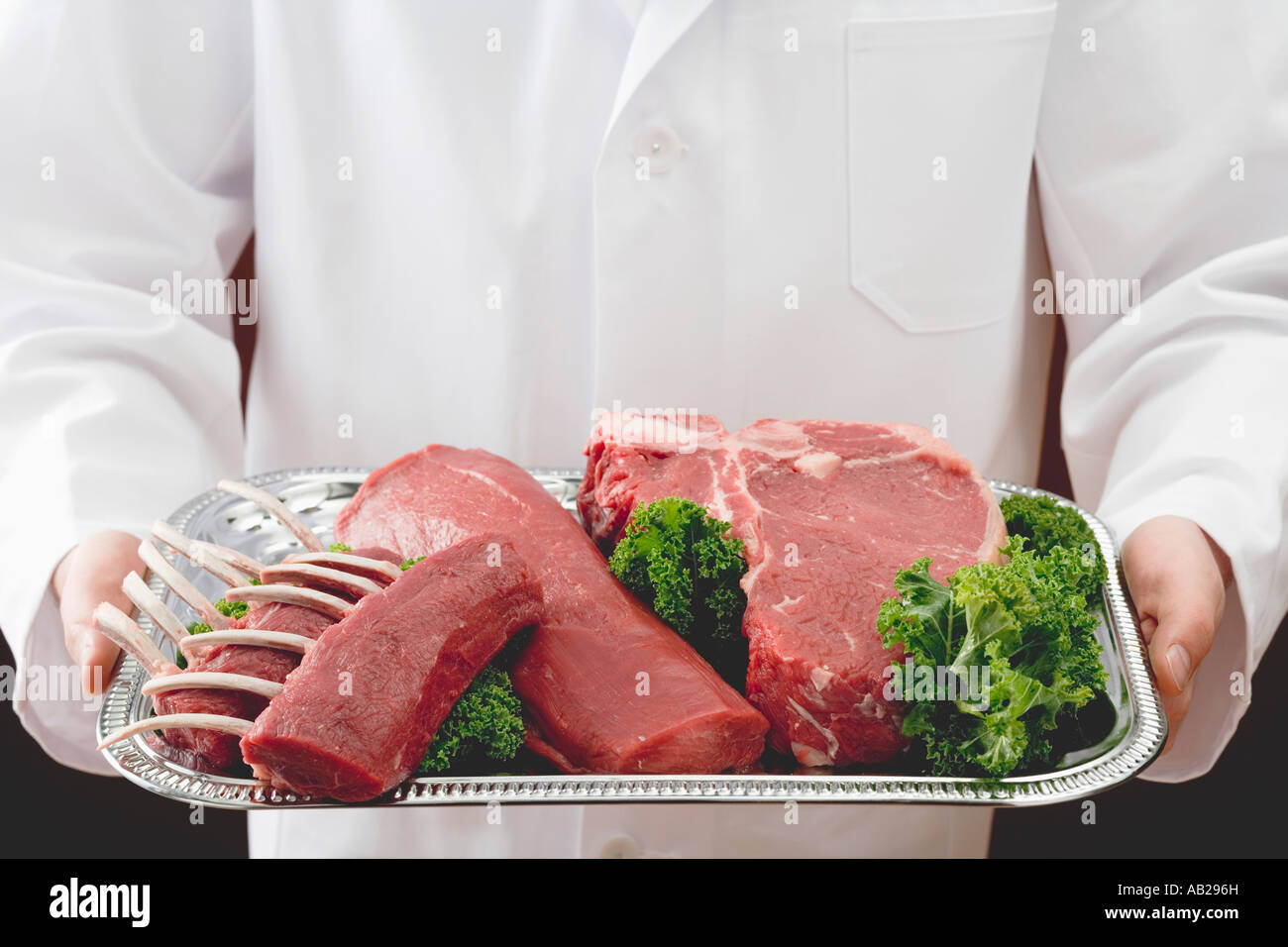 Racks of lamb beef fillet and T bone steak FoodCollection Stock Photo ...