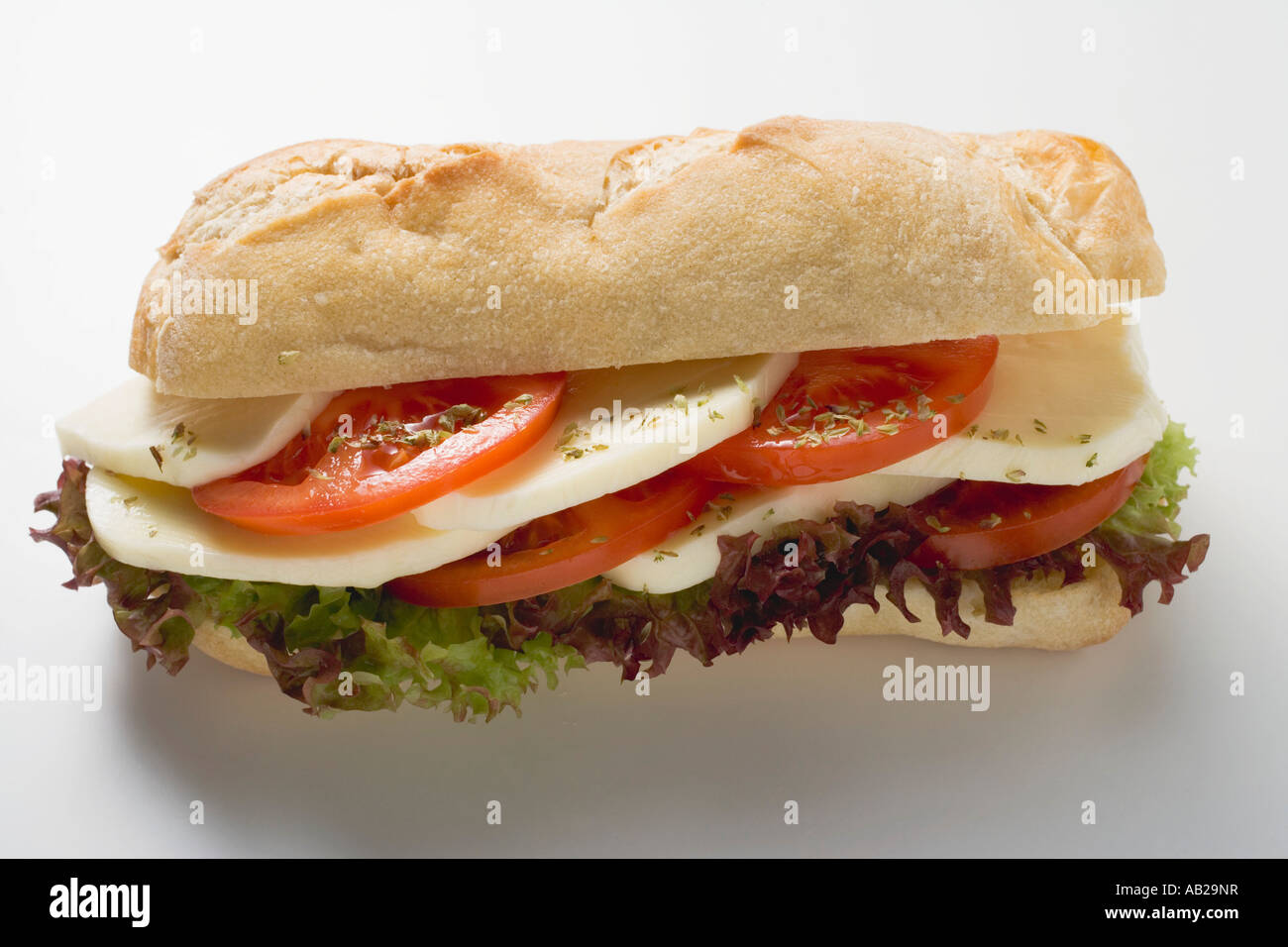 Tomato and mozzarella sandwich FoodCollection Stock Photo - Alamy