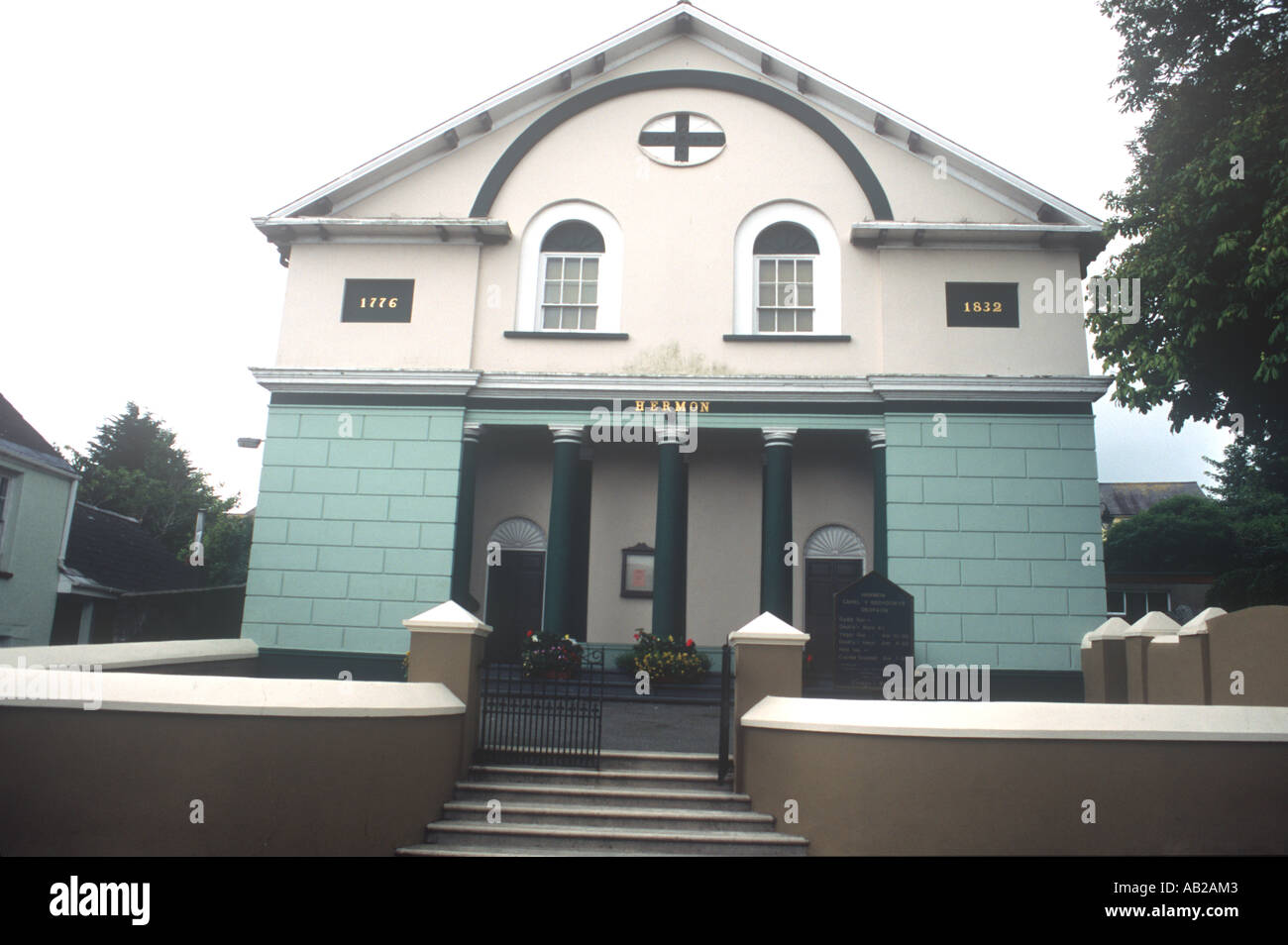 Hermon Welsh Baptist Church Fishguard Pembrokeshire West Wales Stock ...