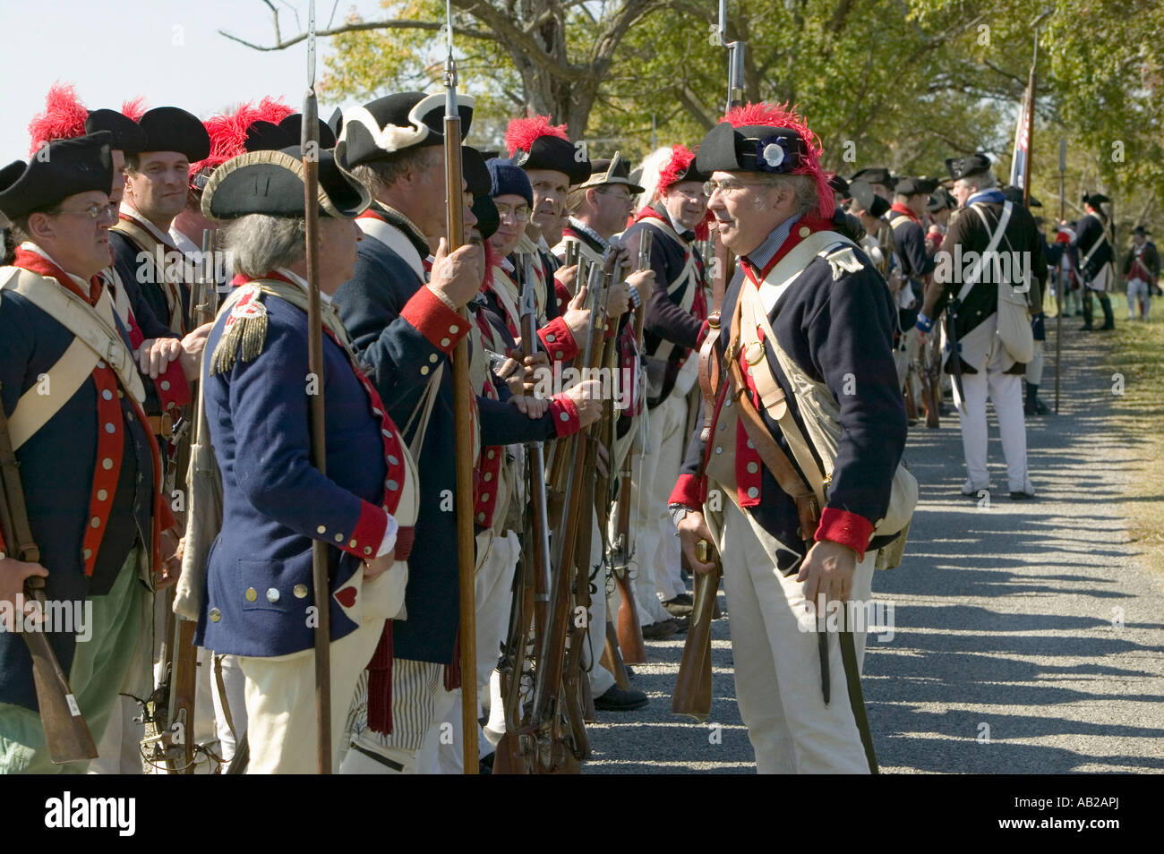 Re enactment of Attack on Redoubts 9 10 where the major infantry action ...