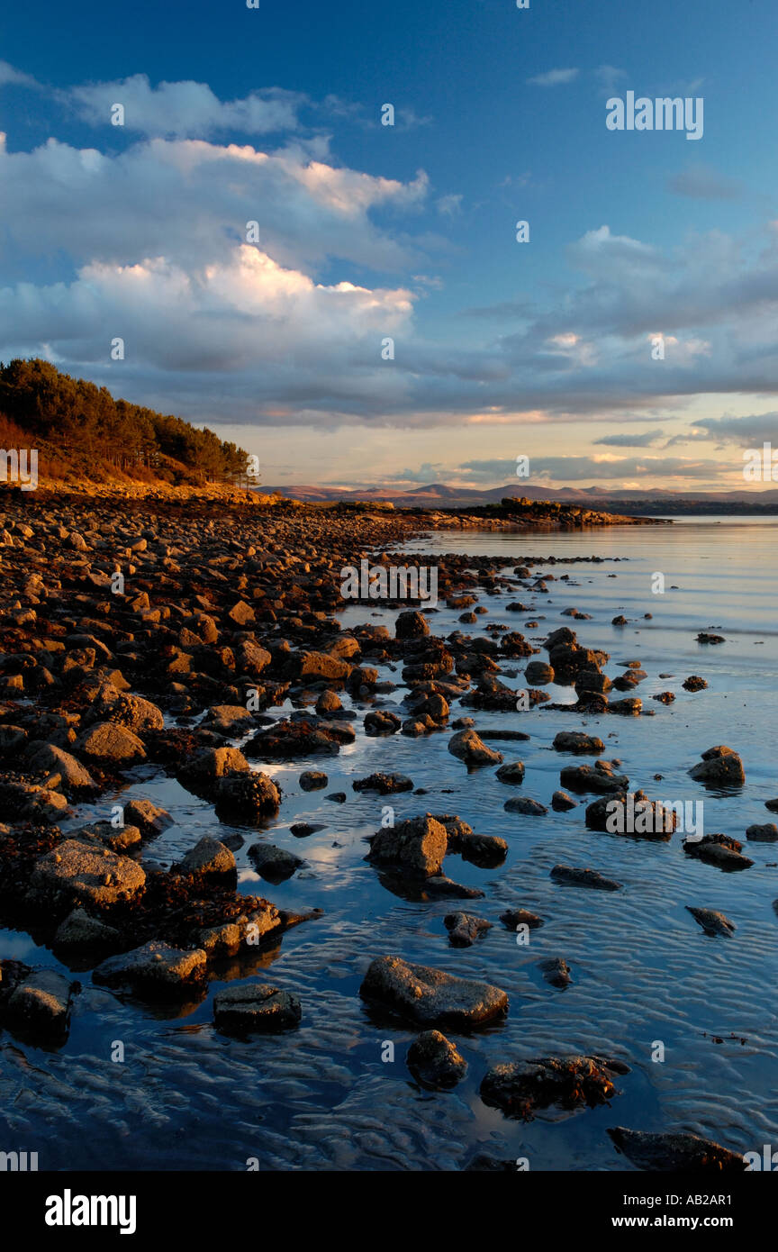 Sunset at Braefoot Bay, Fife Stock Photo - Alamy