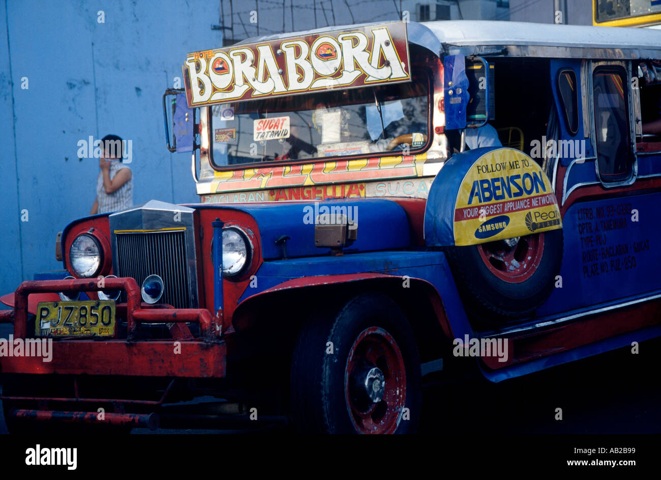 Decorated local public bus in hi-res stock photography and images - Alamy