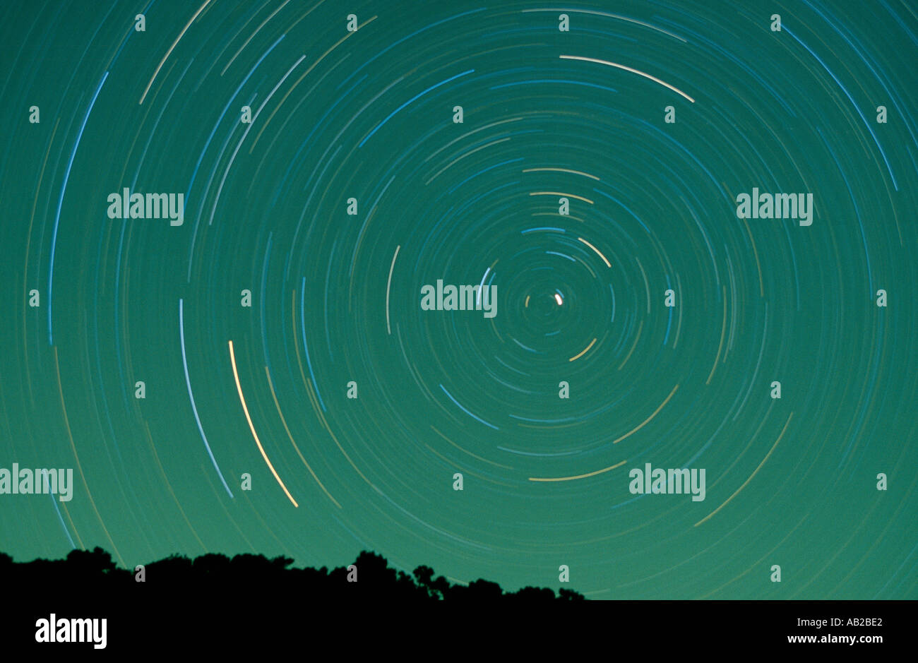 North star trails hi-res stock photography and images - Alamy