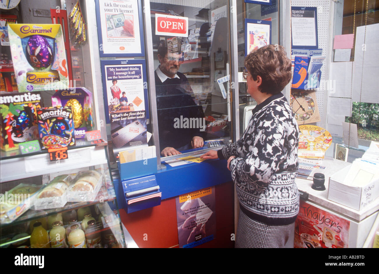 Interior Village Post Office Gwaelod y Garth Cardiff Suburbs South ...