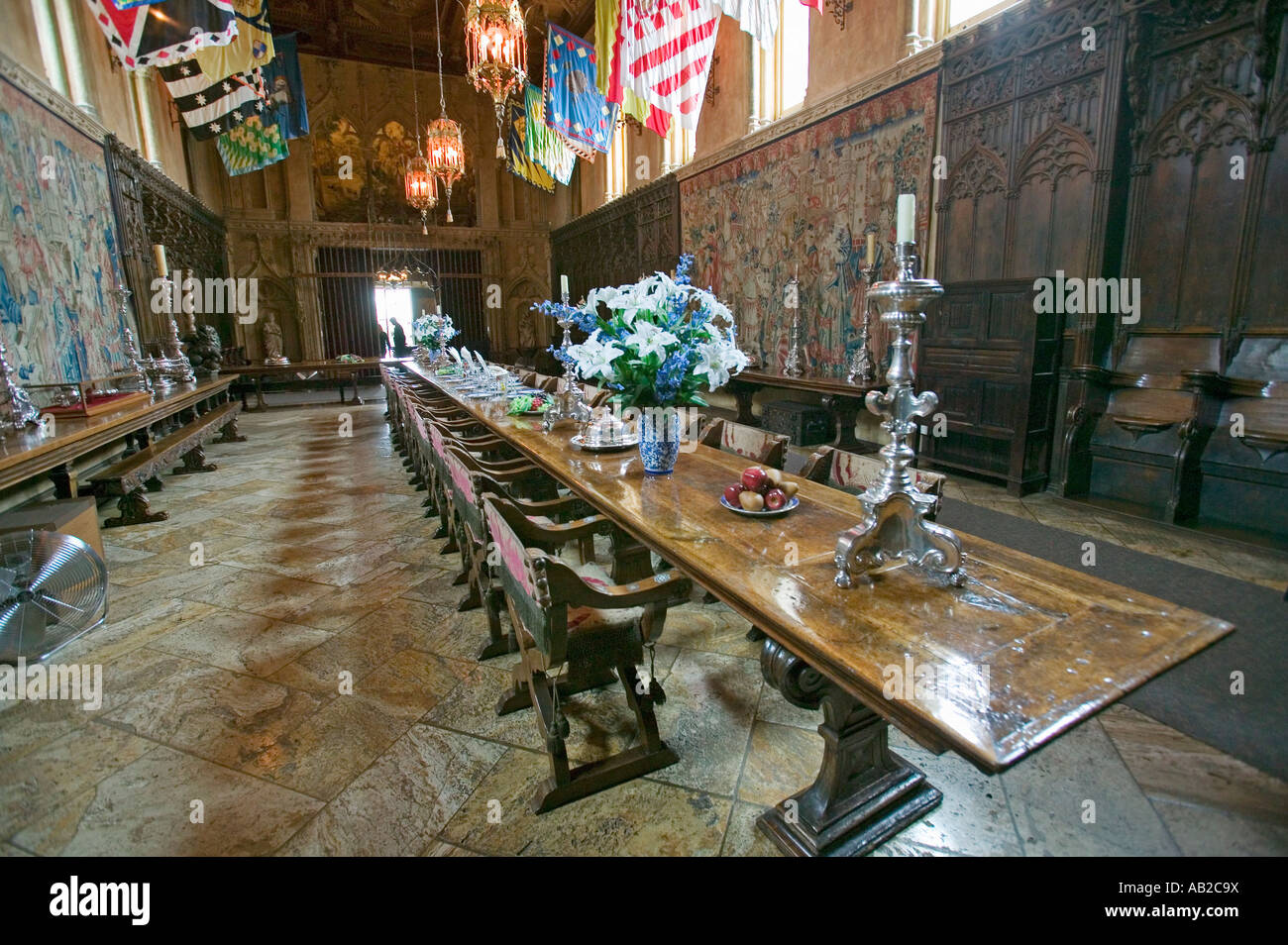 Dining Room and table settings at Hearst Castle America s Castle San ...