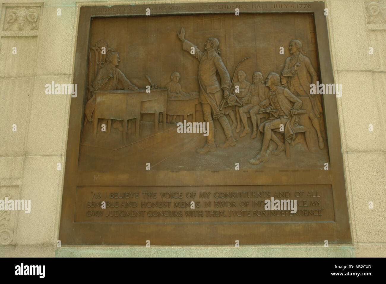 Caesar rodney statue hi-res stock photography and images - Alamy
