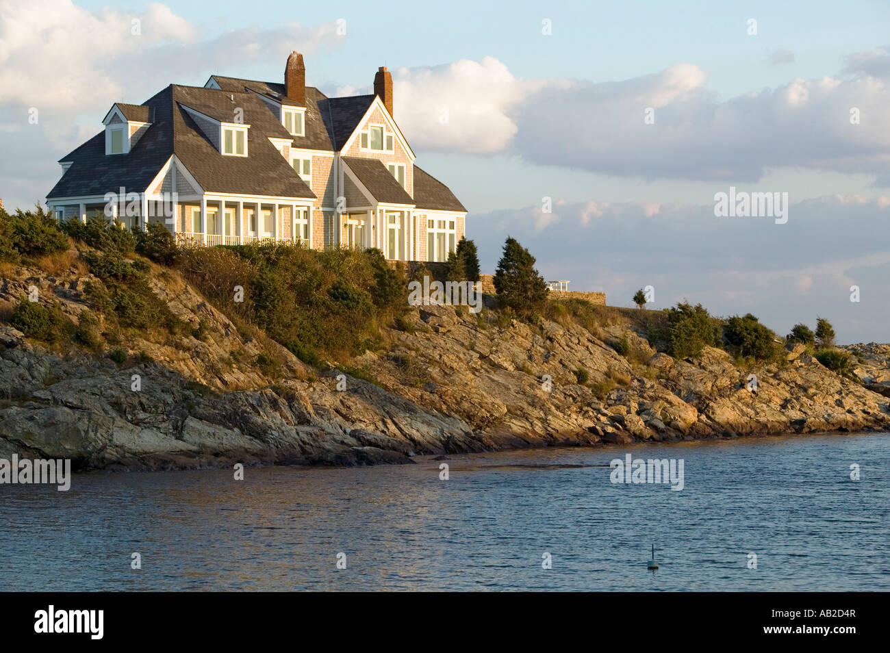Ocean estate in Newport Rhode Island Stock Photo - Alamy