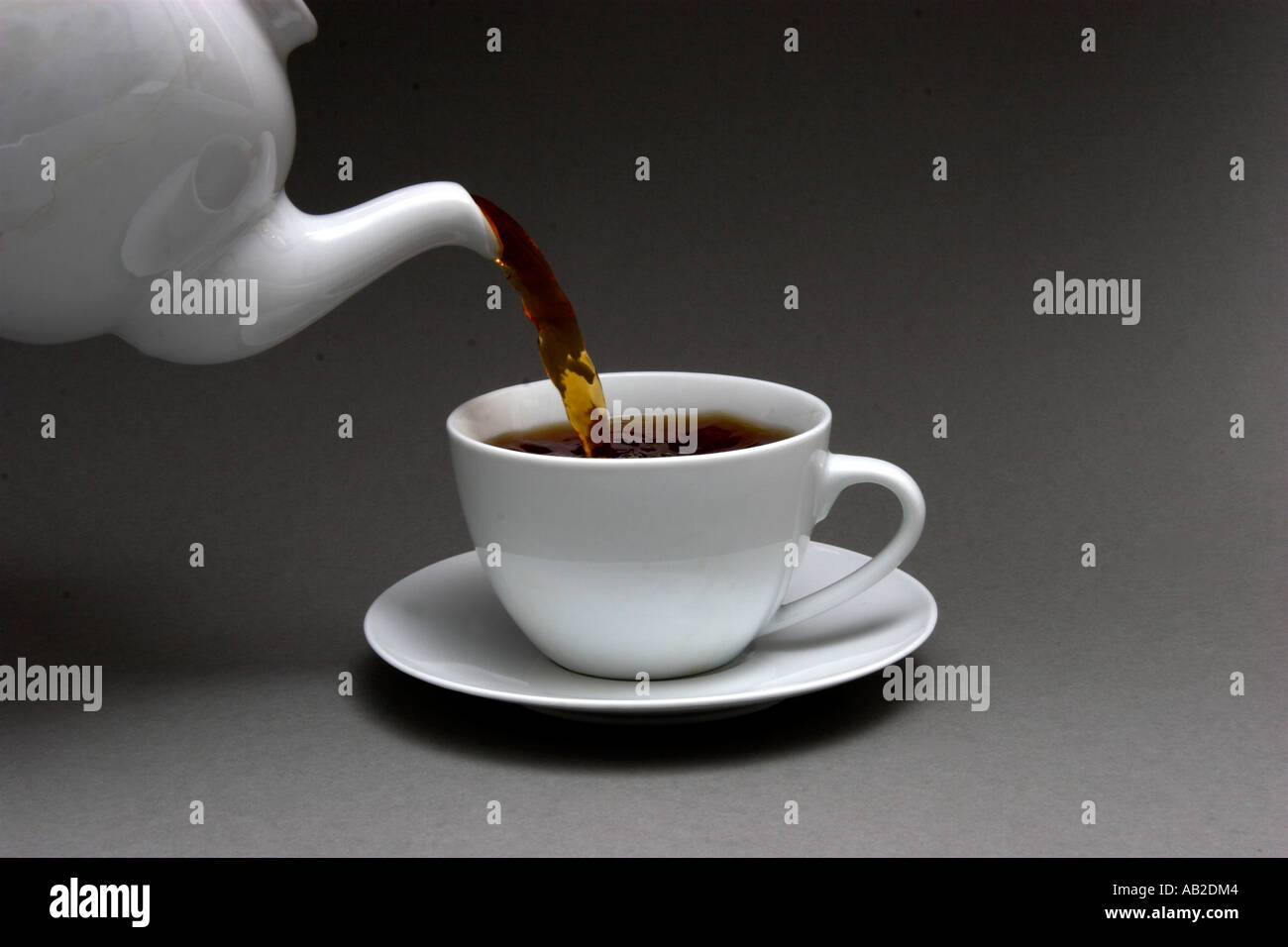 Pouring Cup of Tea Food and Drink Lifestyle Wales Stock Photo - Alamy