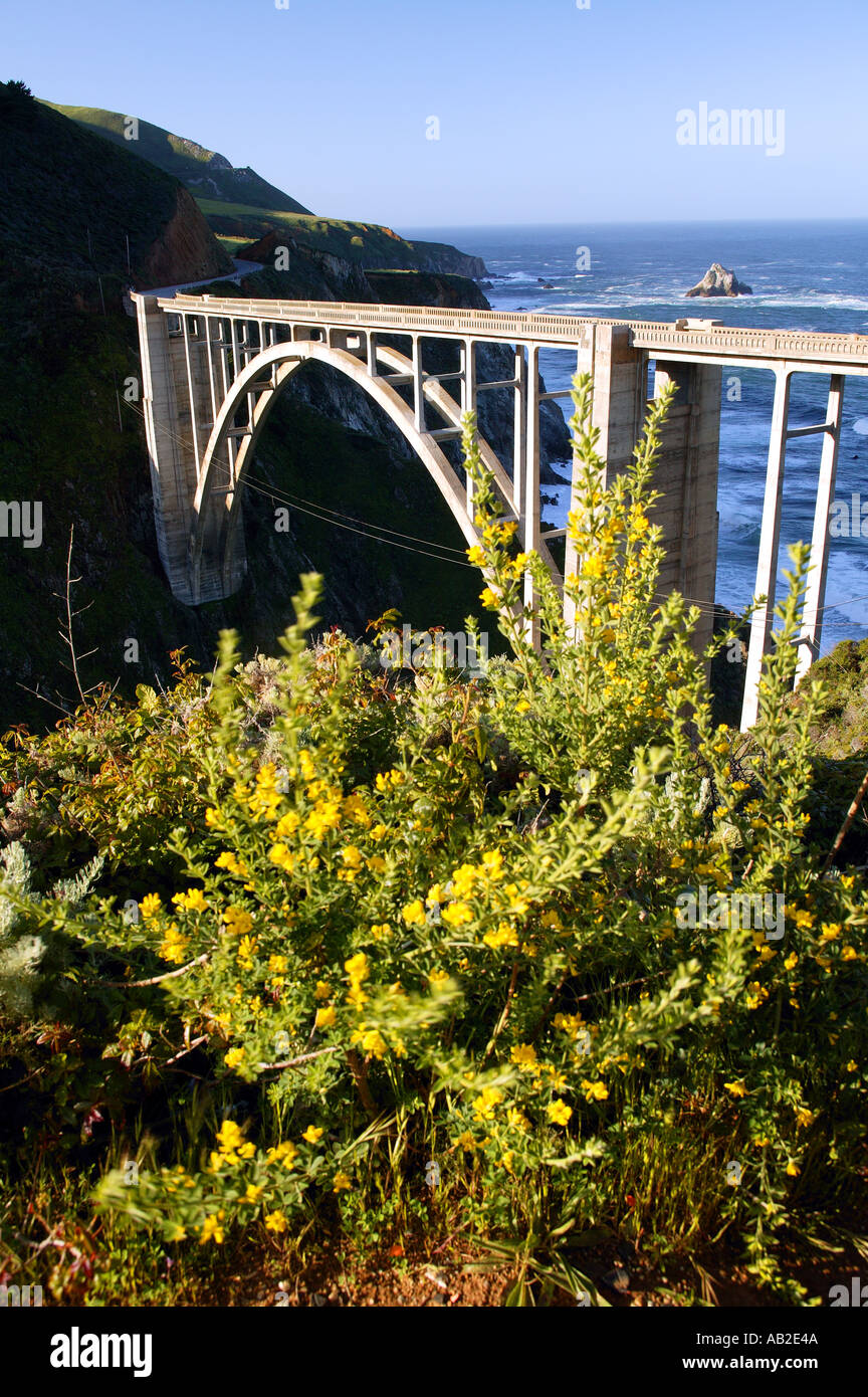 Historic Bixby Creek Bridge Big Sur Coast California Stock Photo - Alamy