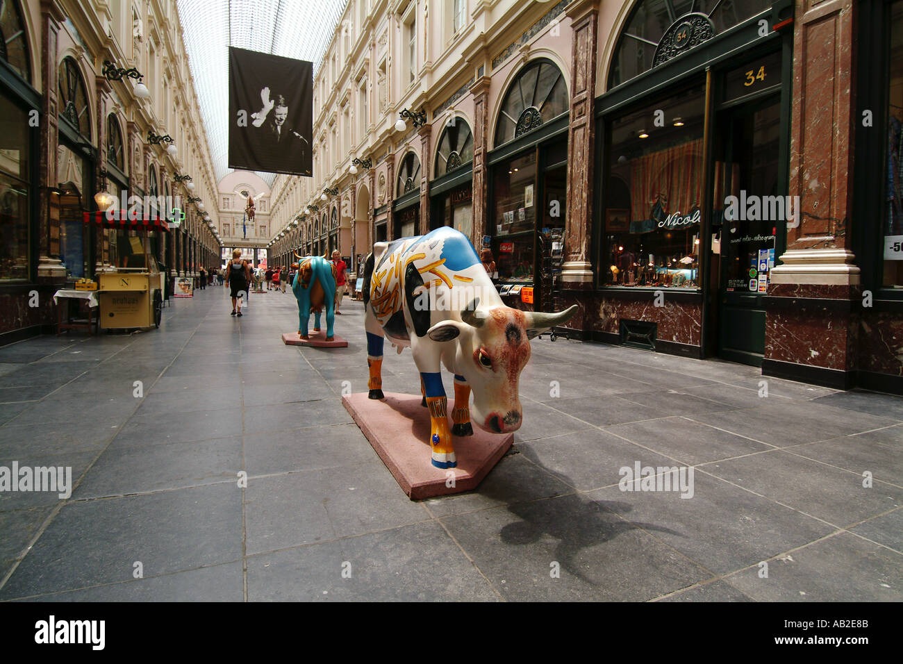 Les Galeries Saint Hubert Brussels Stock Photo - Alamy
